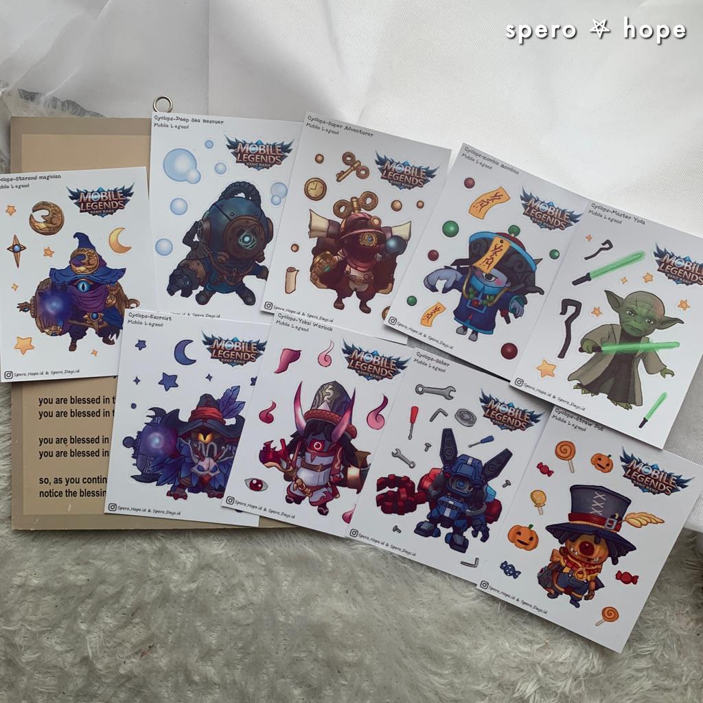 Jual SPEROHOPE - #MLCYCLOPS Cute Aesthetic Sticker Laptop Sticker ...