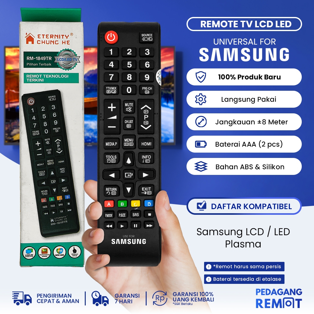 Jual Remot Remote TV Samsung LCD LED Multi Universal | Shopee Indonesia Jual Remot Remote TV Samsung LCD LED Multi Universal | Shopee Indonesia