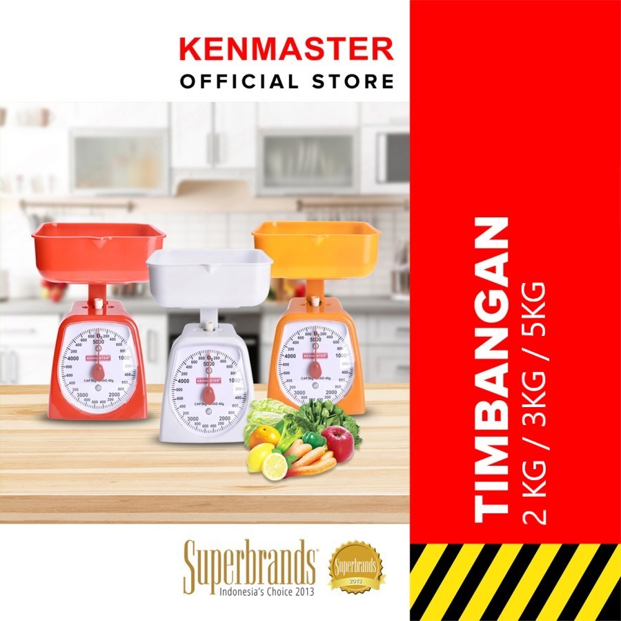Jual Kenmaster Timbangan Kue Manual 2KG / 3KG / 5KG | Shopee Indonesia