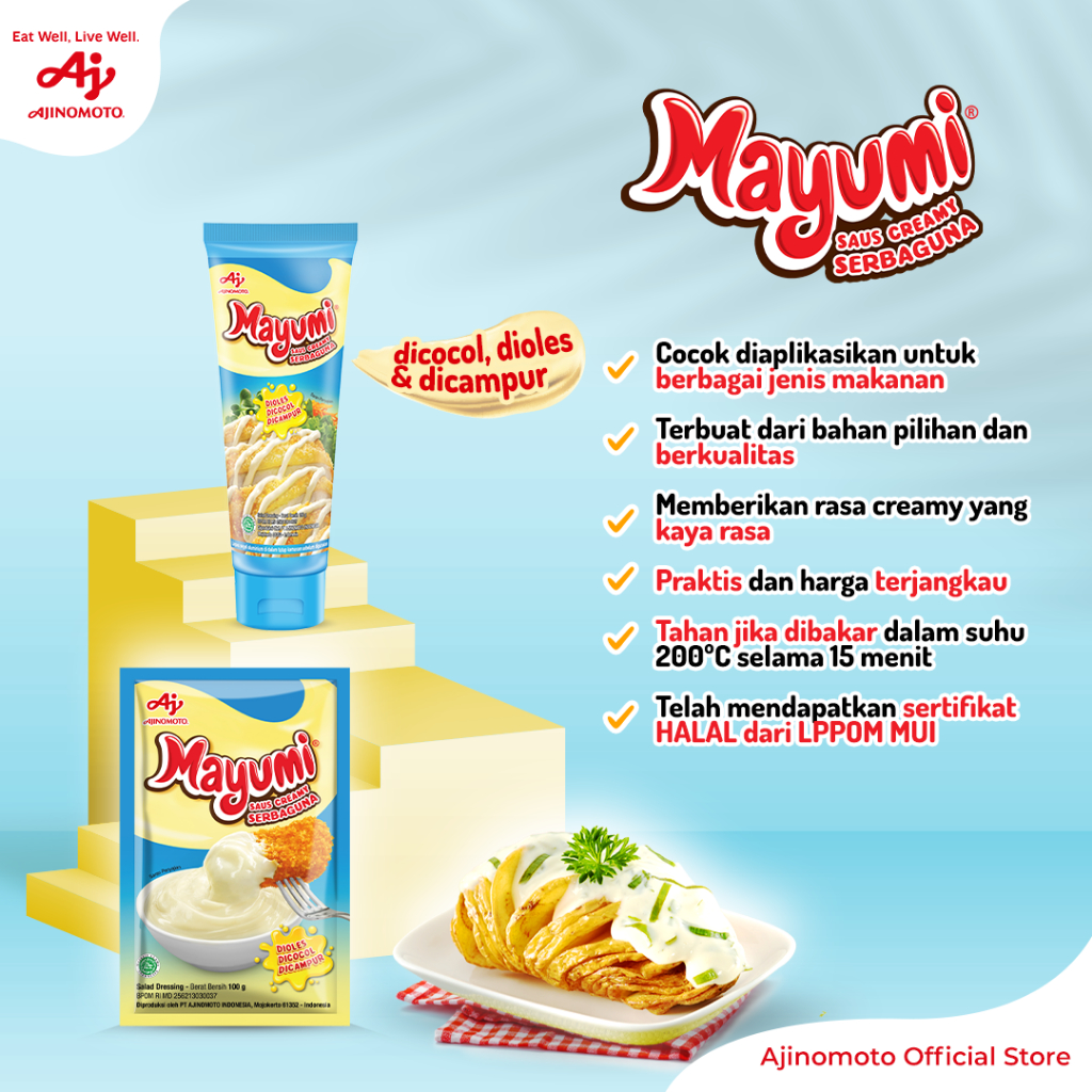 Jual MAYUMI® Mayonaise Saus Mayo Original 100g (3pcs) - Mayones Saus ...