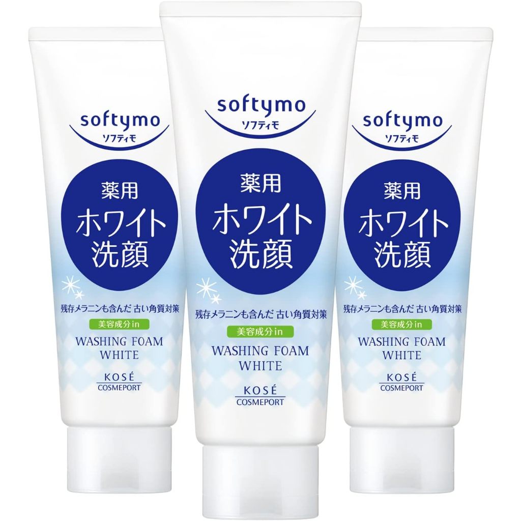 Jual KOSE Softimo White Medicated Face Cleansing Foam, 150gr | Shopee Indonesia