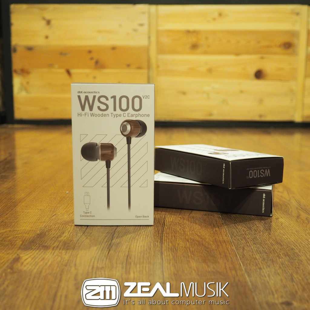Jual DBE Acoustics WS100 V2 / V2C - Wood Earphone with Mic - Zeal Musik ...