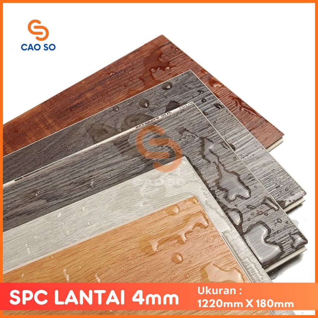 Jual SPC Lantai Kayu 4mm Parket Parkit Parquet Klik 1220mm X 180mm ...