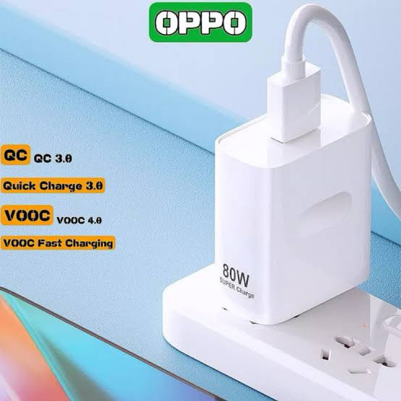 Jual Charger OPPO 80W Supervooc Micro dan Type C Original Fast Charging ...