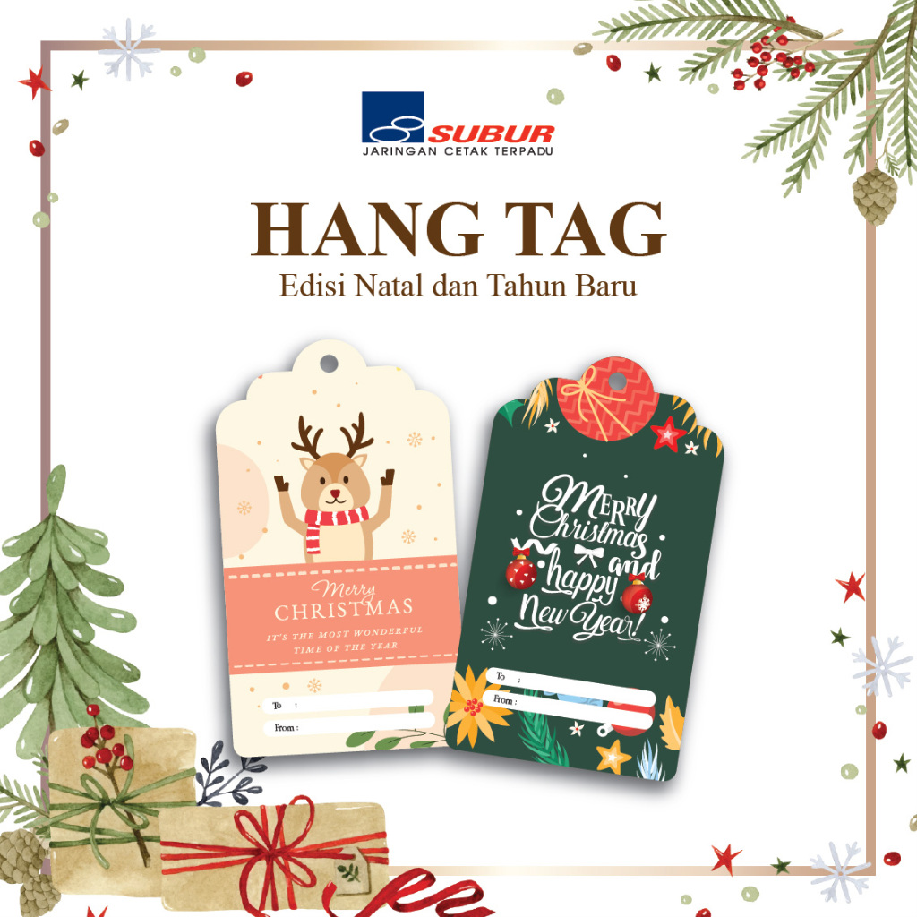 Jual HANGTAG BENTUK CHRISTMAS NATAL KARTU TAG EDISI CHRISTMAS HARI RAYA ...