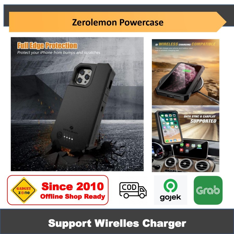 Jual iPhone 15 Promax Zerolemon Battery Powercase Case Original ...