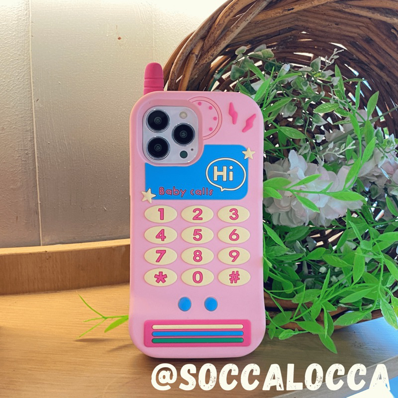 Jual •READY• soccalocca aesthetic pink baby call phone case iphone 11 ...