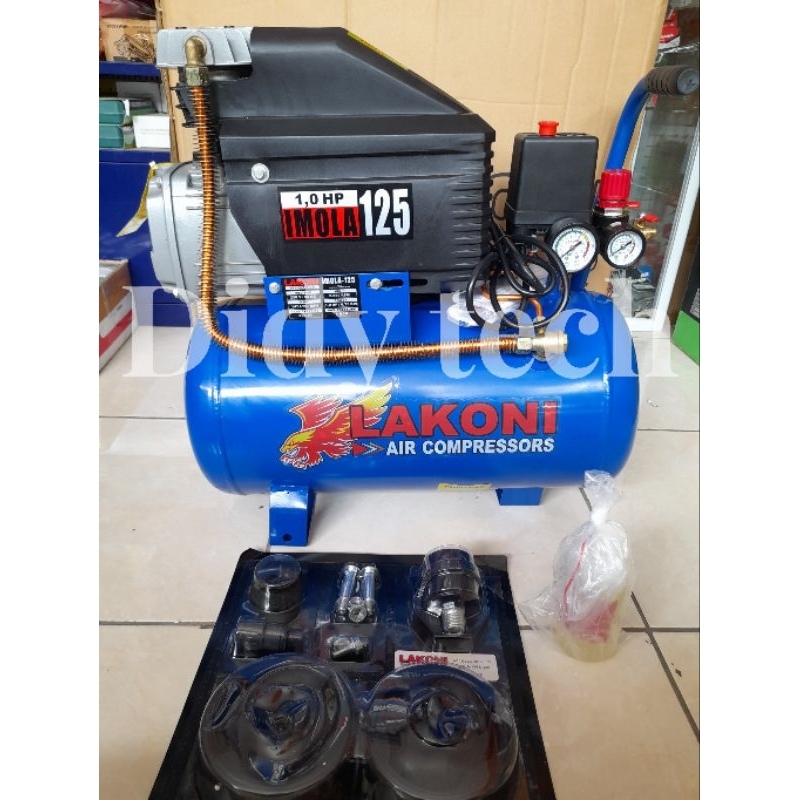 Jual kompressor lakoni imola 125 1HP Mesin kompressor pompa angin ...