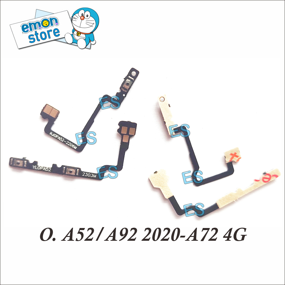 Jual Flexible Tombol Power On Off Flexibel Volume Oppo A52 2020 A92 2020 A72 4G | Shopee Indonesia