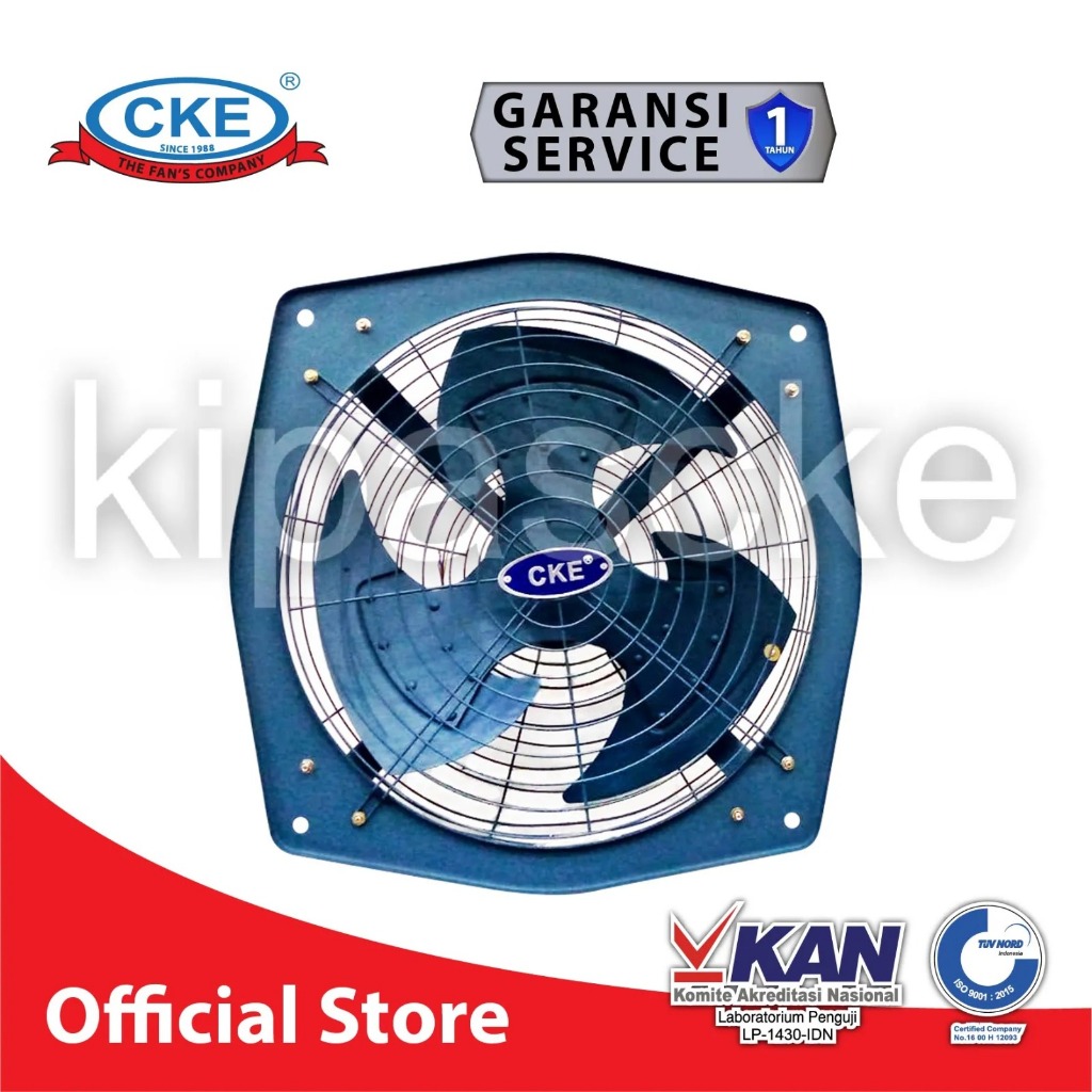 Jual CKE Exhaust Fan Low Noise EFL-EX16/1-YL size 16 Inch 220V Fan ...