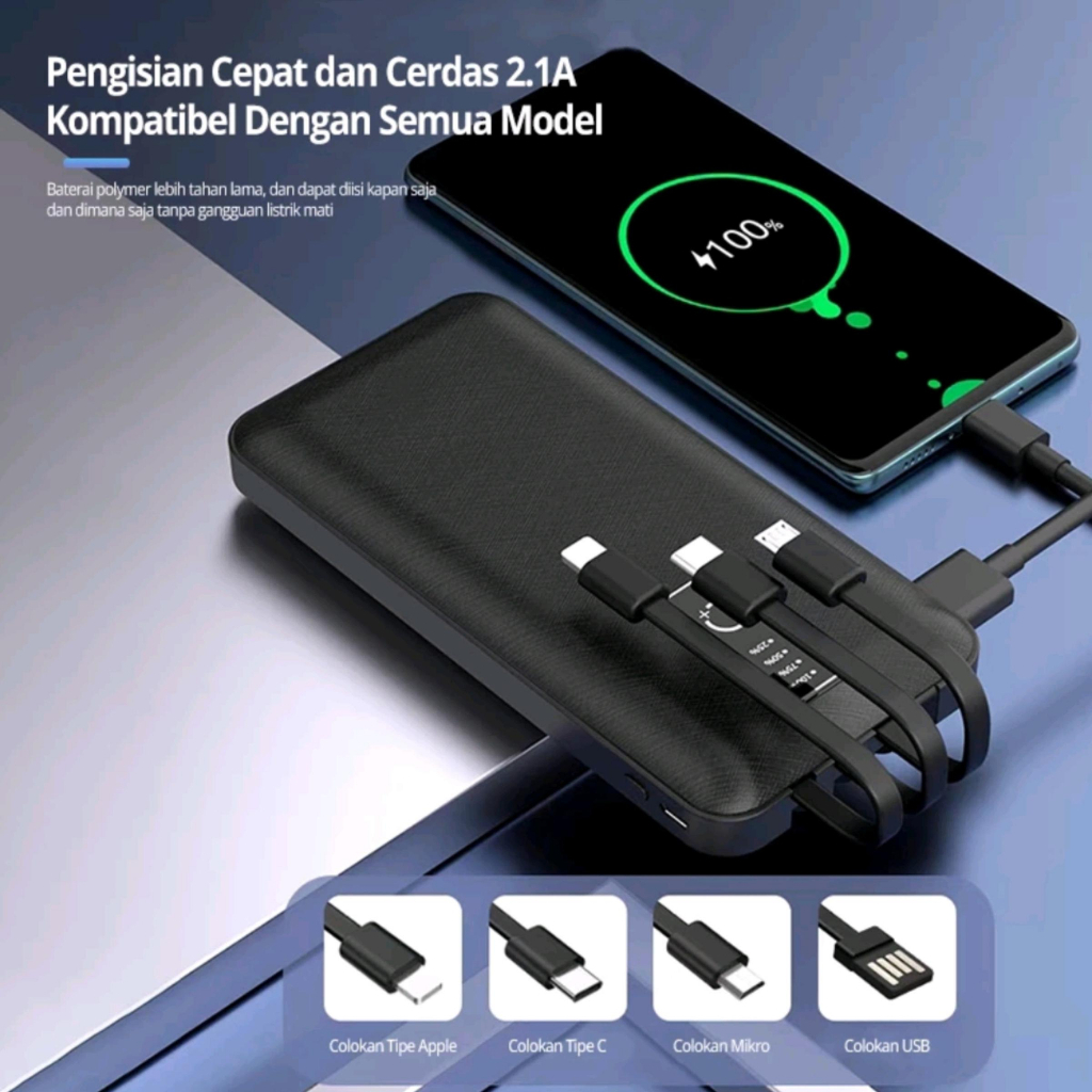 Jual Power Bank 10000 MAh Fast Charging Murah Smarberry / Power Bank ...