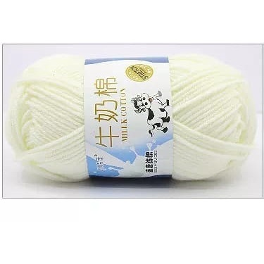 Jual Benang Rajut Milk Catton 5Ply 1-50 Warna /Benang Rajut Katun Susu ...