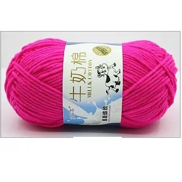 Jual Benang Rajut Milk Catton 5Ply 1-50 Warna /Benang Rajut Katun Susu ...