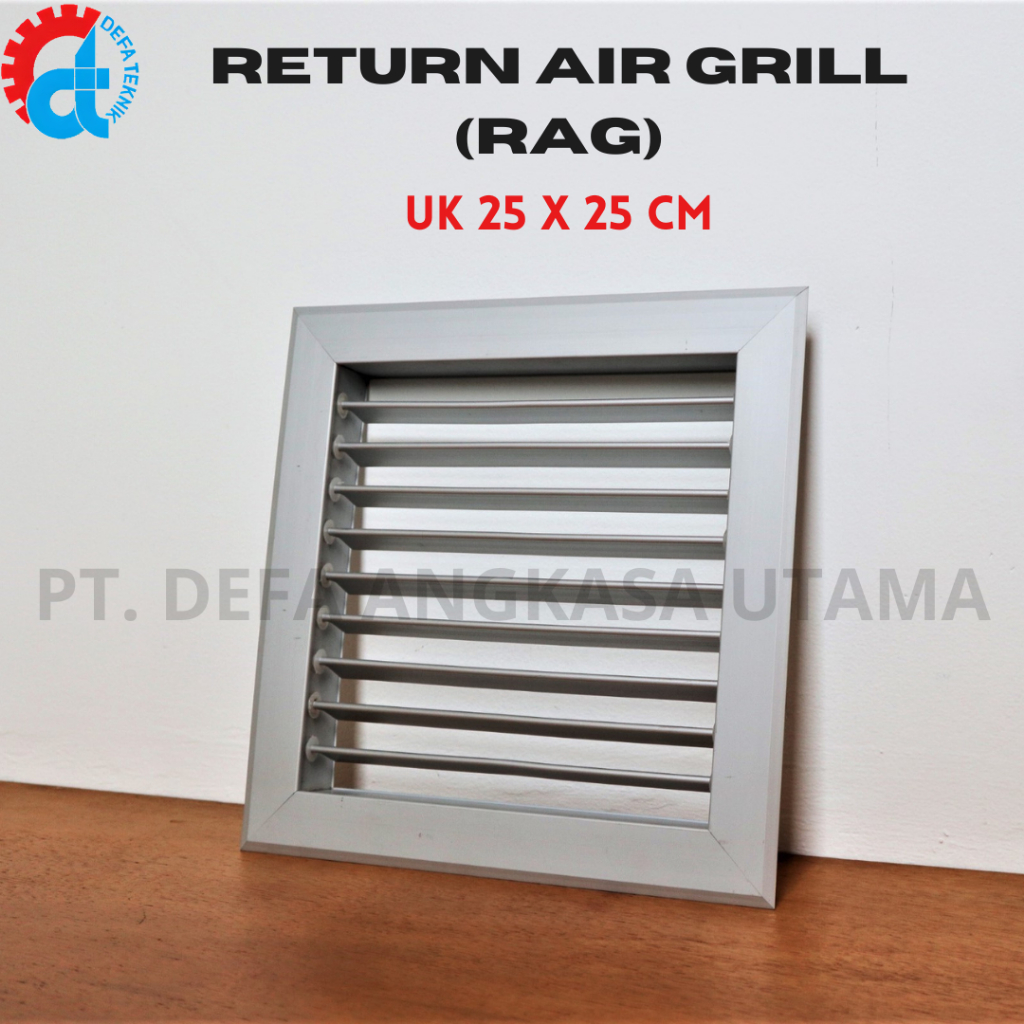 Jual RAG Return air grill/Exhaust Air Grill Ventilasi AC ukuran dalam ...