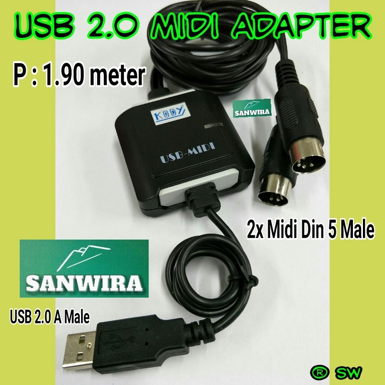Jual USB 2.0 Midi Adapter | Shopee Indonesia
