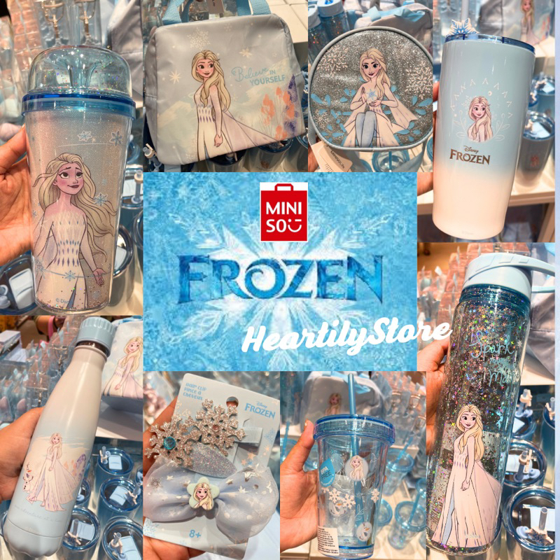 Jual [ HEARTILY READY STOCK JAKARTA ] MINISO FROZEN ELSA ANNA TUMBLER ...