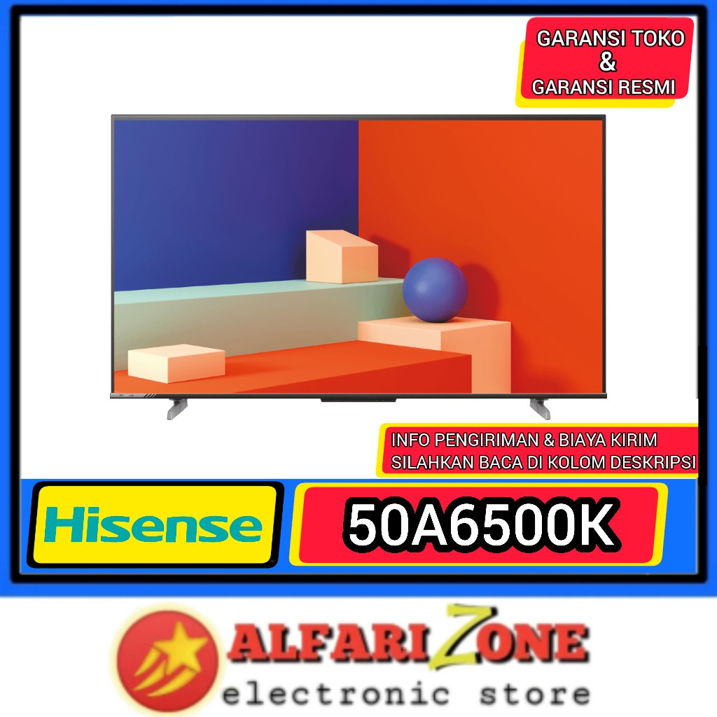 Jual Hisense 50A6500K Google TV Hisense 50 inch 4K UHD Smart tv hisense ...