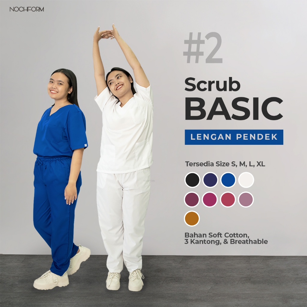 Jual NOCHFORM (VOL 2) Doctor’s Scrub/ Set Baju Celana Jaga OKA / Baju ...
