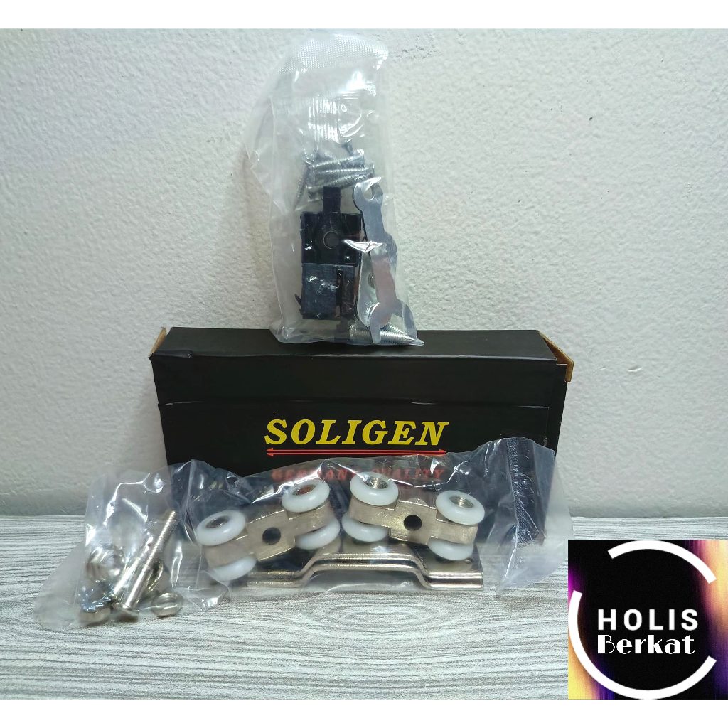 Jual Roda Rel Pintu Geser Sliding / Roda Rel Pintu Dorong SOLIGEN ...