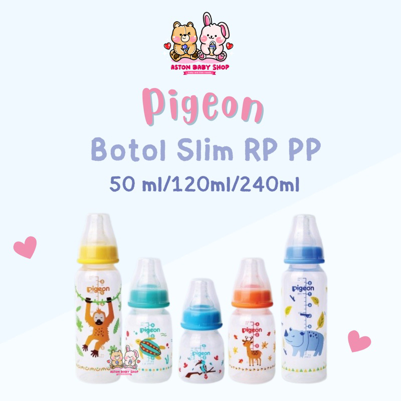 Jual Pigeon Botol RP PP 50 ml / 120 ml / 240 ml Paket & Satuan Pigeon ...