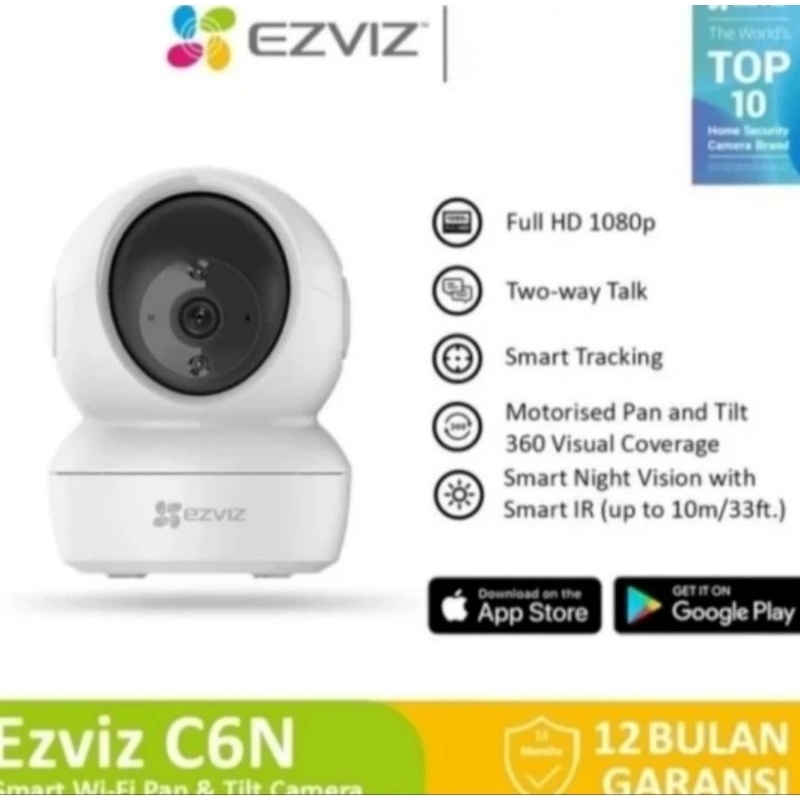 Jual EZVIZ C6N 2MP MICRO SD 64GB 128Gb 256GB 512GB IP Camera Cctv ...