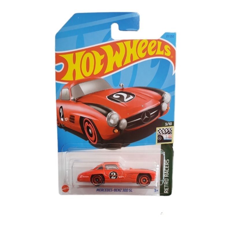 Jual Hot Wheels Mercy Mercedes Benz 300 SL Retro Racers | Shopee Indonesia