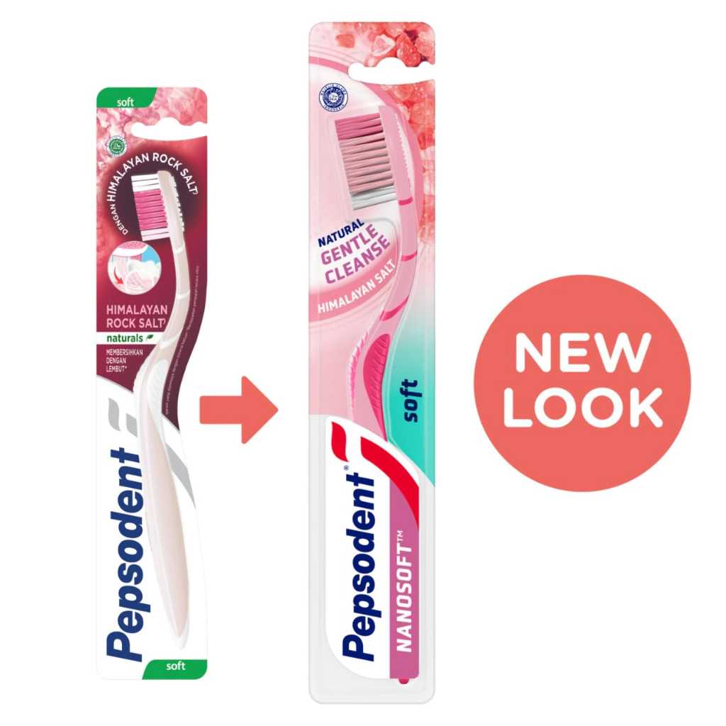 Jual Pepsodent Toothbrush Nanosoft Himalayan Isi 1 | Shopee Indonesia