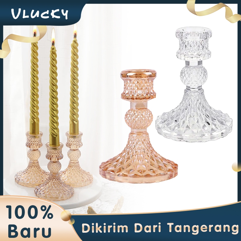 Jual Tempat Lilin Kaca Candle Holder Lilin Dekorasi Dekorasi Lilin ...