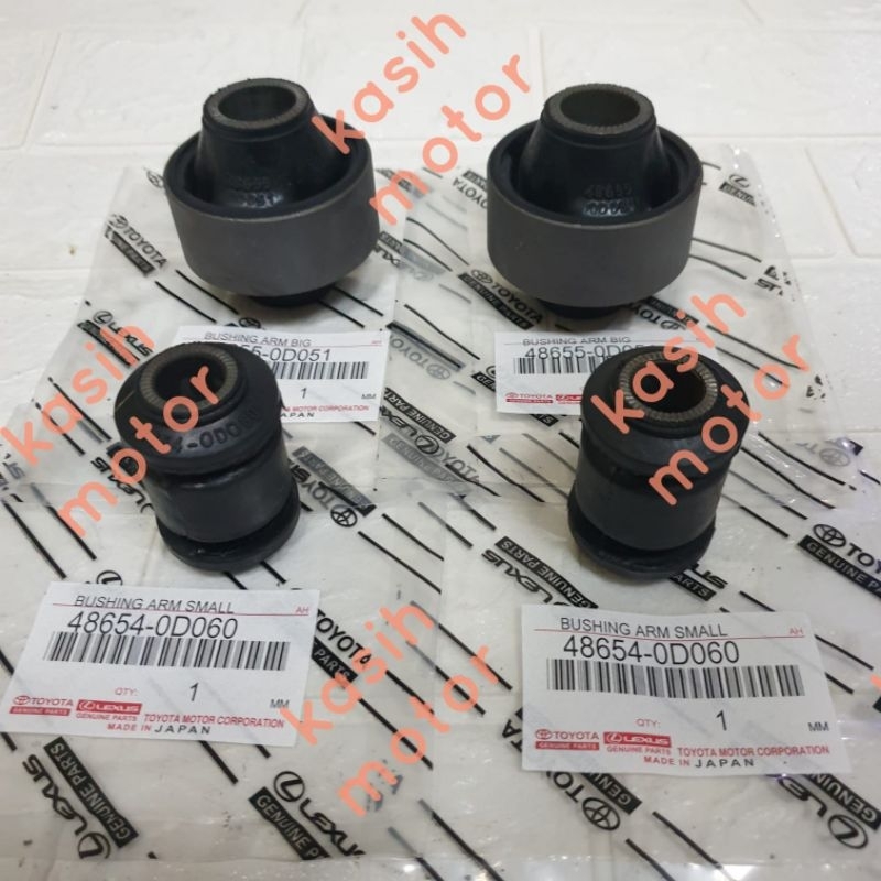 Jual BUSHING ARM SAYAP DEPAN BESAR KECIL TOYOTA YARIS NEW VIOS ORIGINAL ...