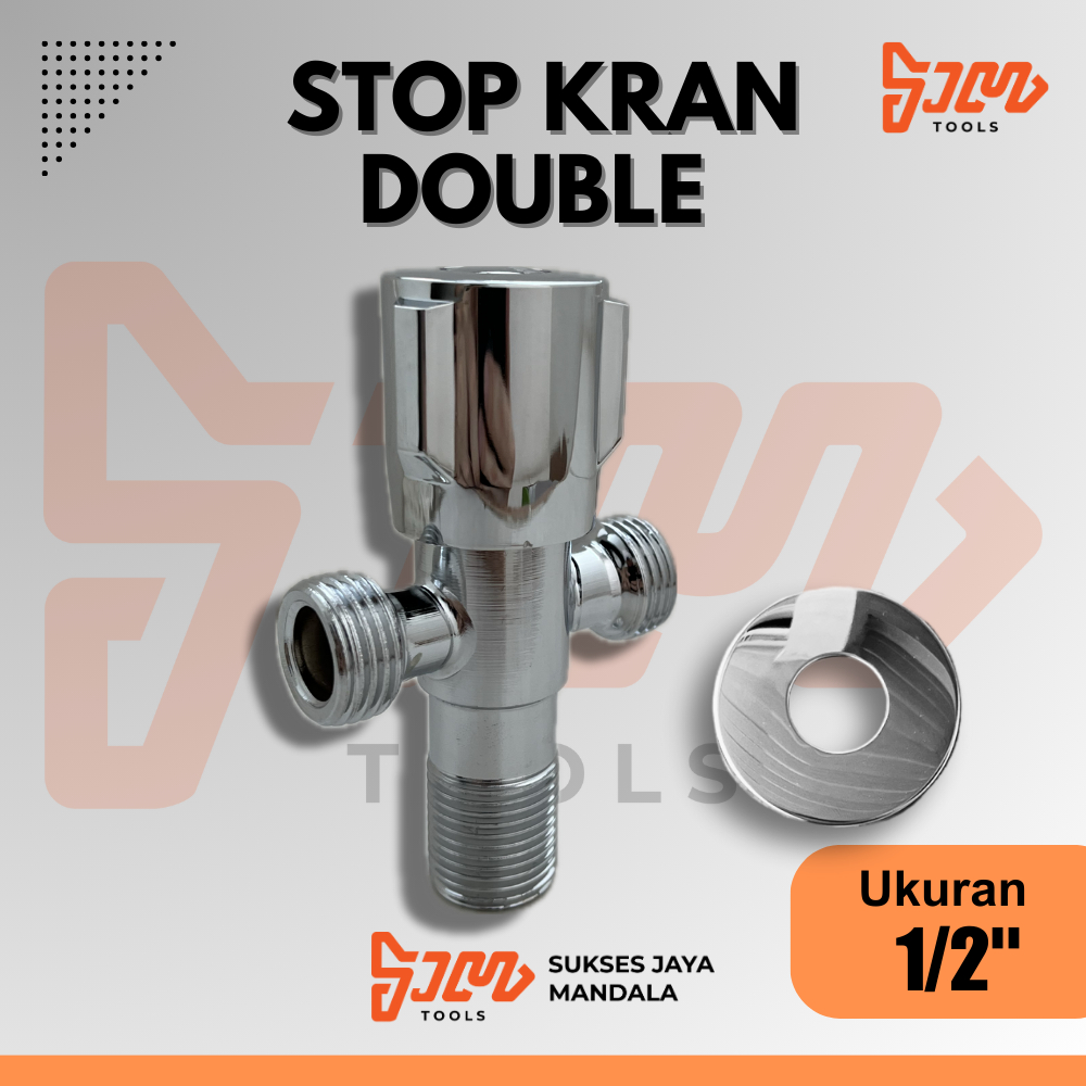 Jual Stop Kran Double Stop Kran T Shower | Shopee Indonesia