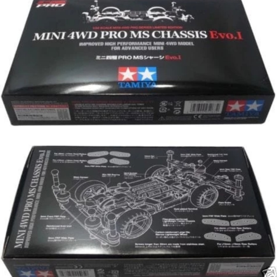 Jual Tamiya 95263 mini 4wd Pro Ms chassis Evo.1 original - dus nekuk ...