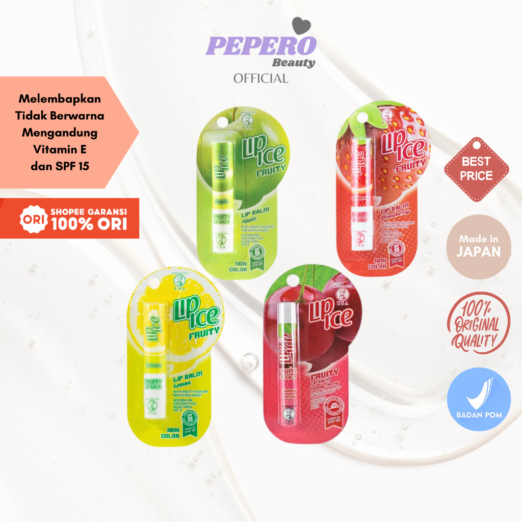 Jual LIP ICE Fruity Lip Balm 2,2gr | Shopee Indonesia
