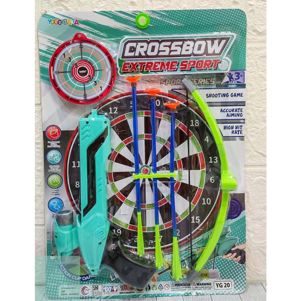 Jual Mainan Anak Panah Pistol Crossbow Tentara Indonesia YG20 | Shopee ...