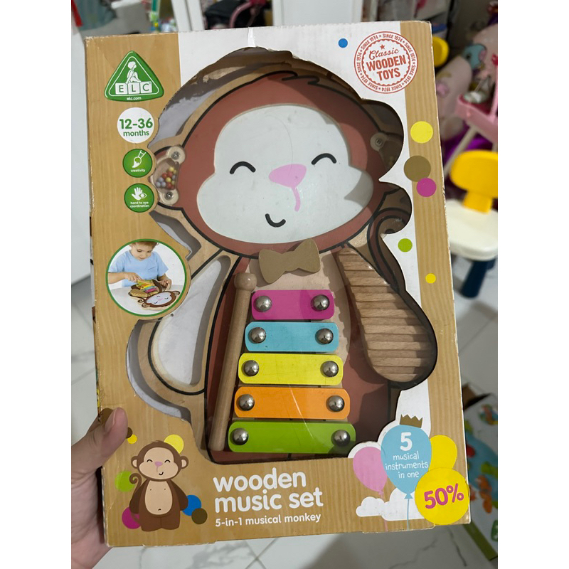 Jual WOODEN MUSIC SET ELC NEW | Shopee Indonesia