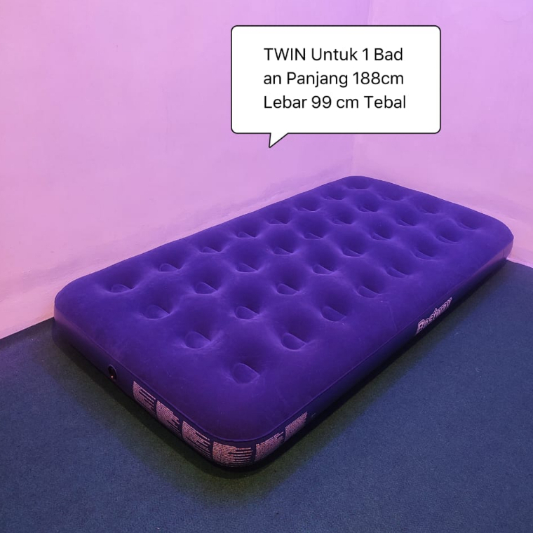 Jual Twin Bestway 67001 Kasur Angin Pompa Matras Tiup 188 cm 99 cm ...