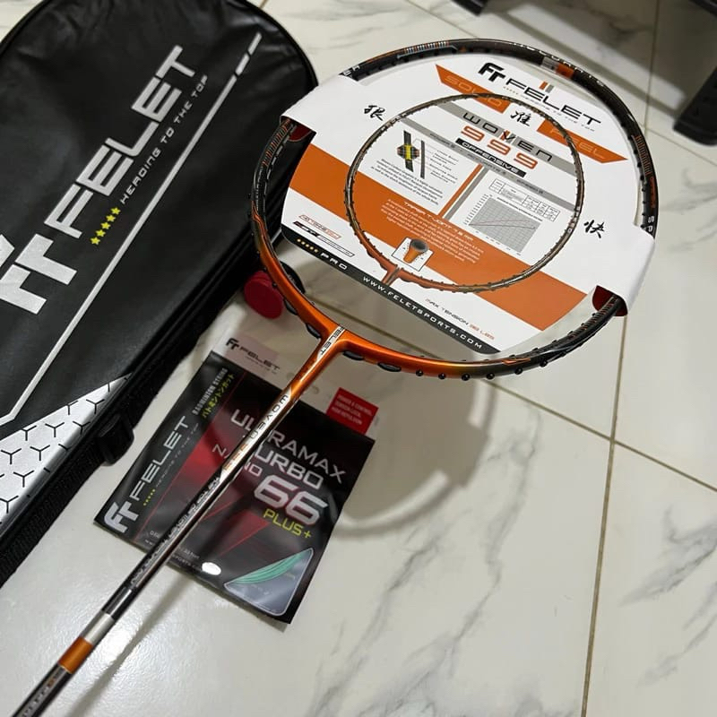 Jual Raket Badminton FELET WOVEN 999 PRO Original | Shopee Indonesia