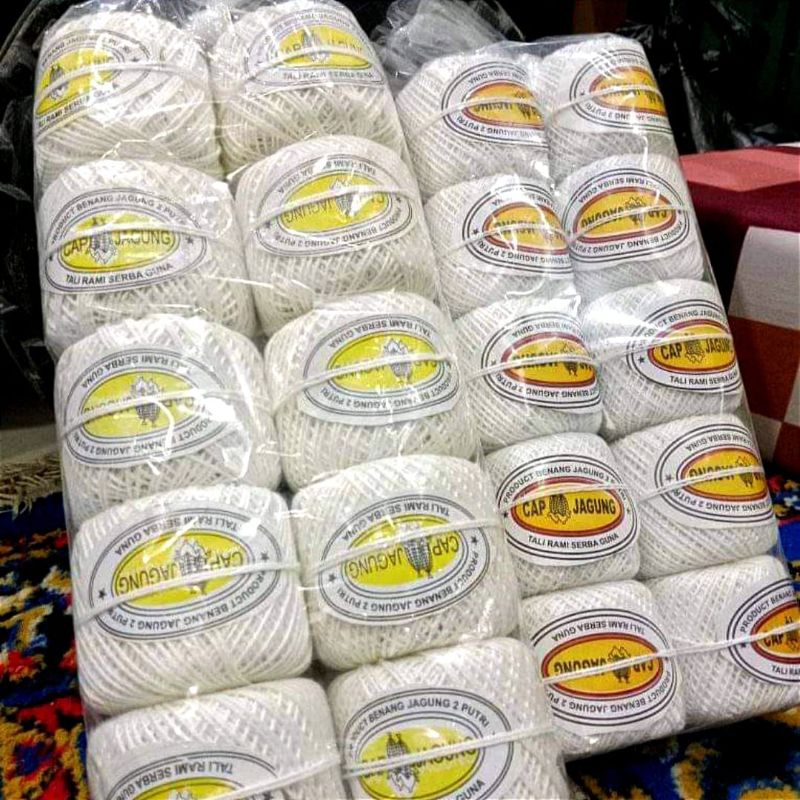 Jual Benang kasur roll sedang, benang bangunan,benang cap jagung ...