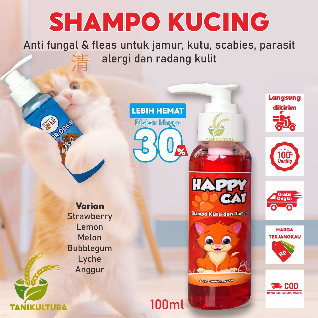 Jual Shampoo Kucing Anti Jamur dan Kutu Shampo Kucing Bulu Lebat dan ...