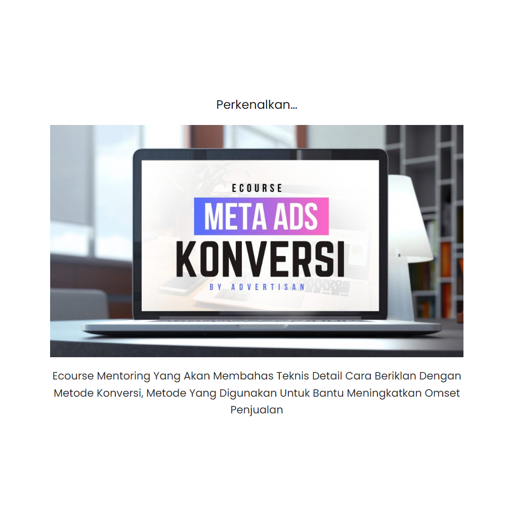 Jual KELAS META ADS KONVERSI FACEBOOK ADS | Shopee Indonesia