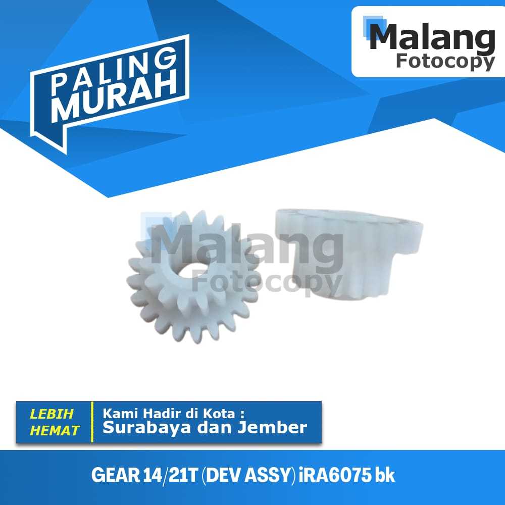 Jual GEAR 14/21T (DEV ASSY) iRA6075 bk - Kode Part : FU9-0039-000 CT ...