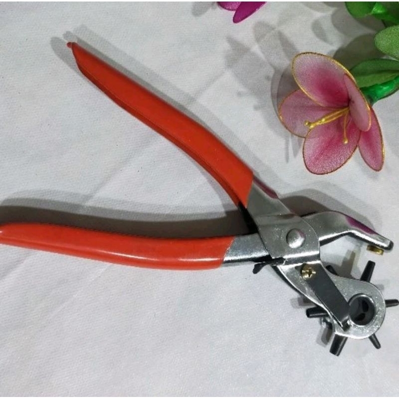 Jual ( Merah ) TANG PEMBOLONG SABUK , TANG PELUBANG SABUK , TANG ...