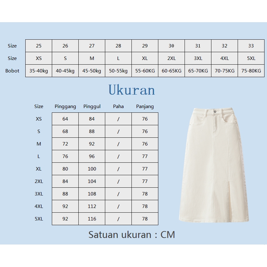 Jual | kekinian.factory |(Ready stok!!!) rok jeans split gaya korean ...