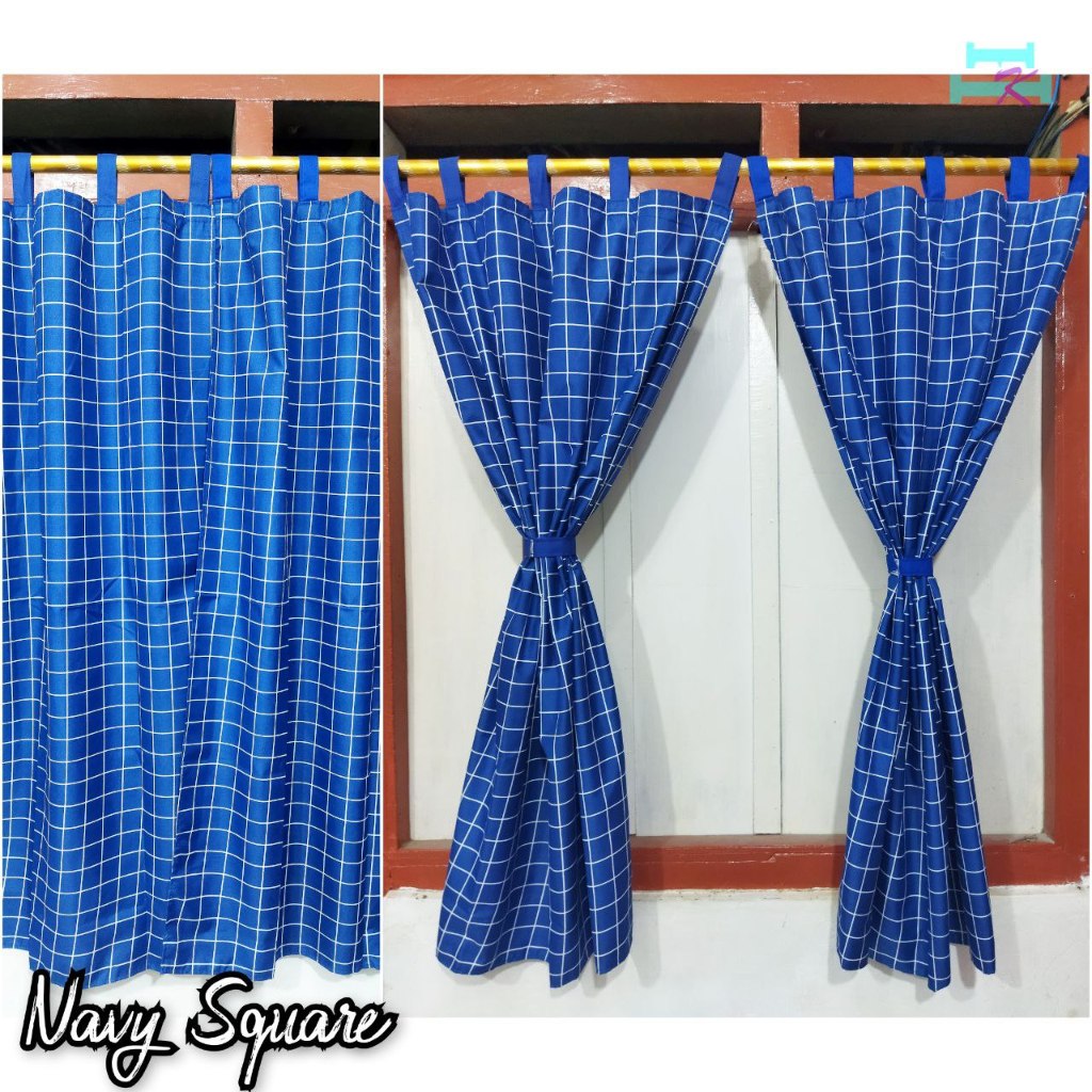 Jual Gorden Jendela Pendek Ukuran 80x120 Korden Model Tali Perekat ...