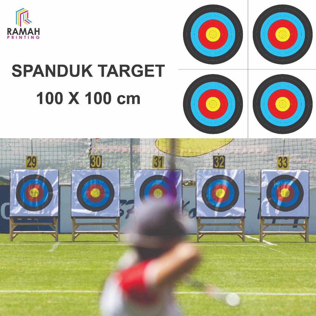 Jual SPANDUK TARGET PANAHAN - UK.100 X100 | Shopee Indonesia