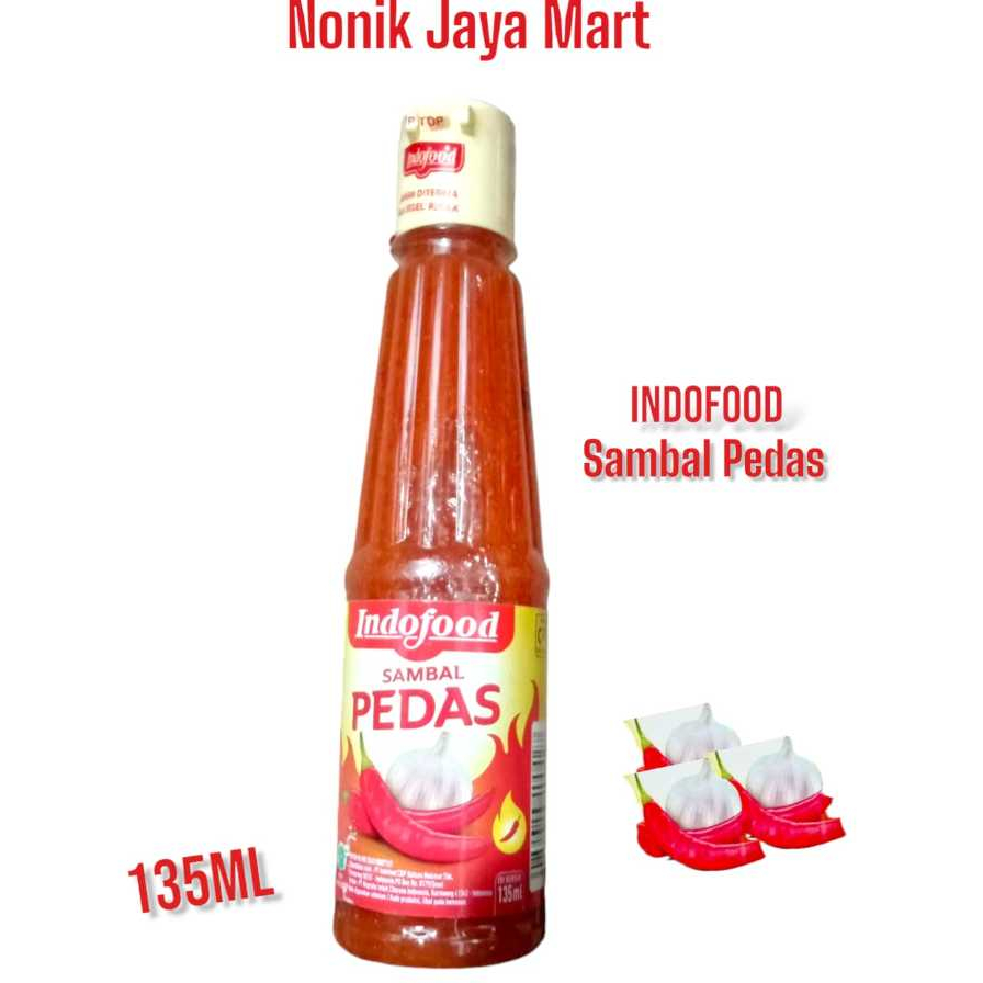 Jual indofood Saos Sambal pedas botol kemasan 135ml | Shopee Indonesia