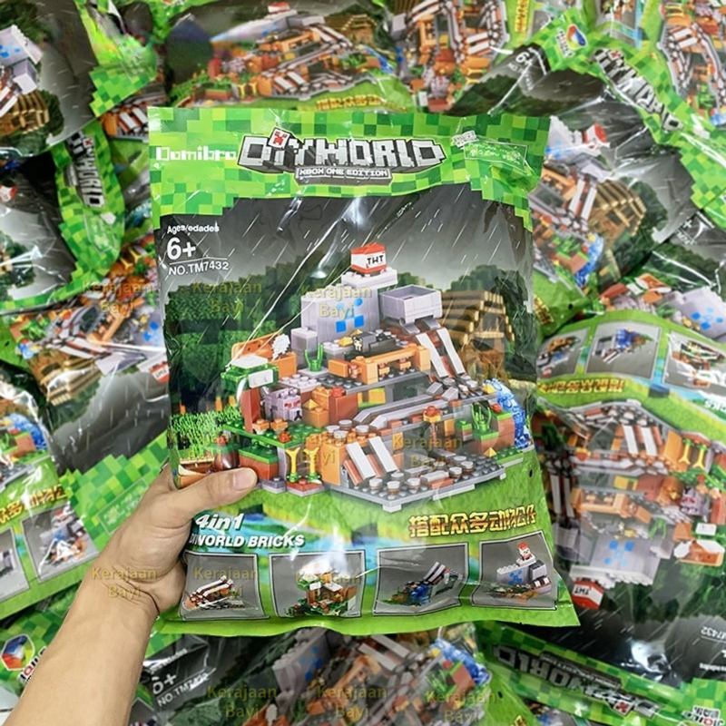 Jual Ready Mainan Anak Minicraft My World / Treehouse blocks /World ...
