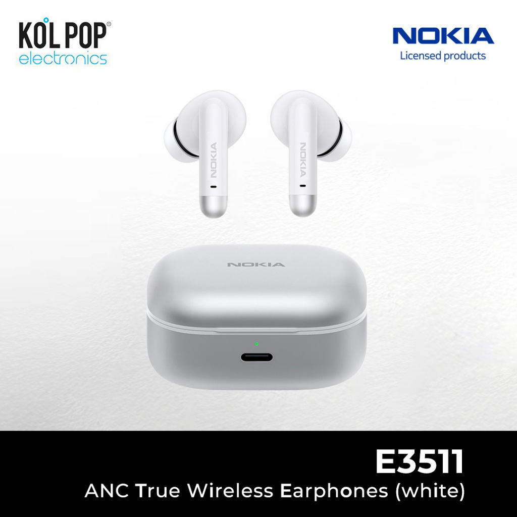 Jual Nokia E3511 TWS ANC True Wireless EarphonesI P44 Low Latency-White | Shopee Indonesia