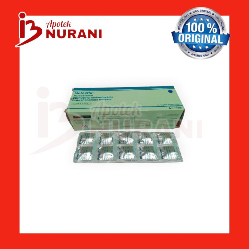 Jual MOLEXFLU TABLET obat Flu dan Demam | Shopee Indonesia