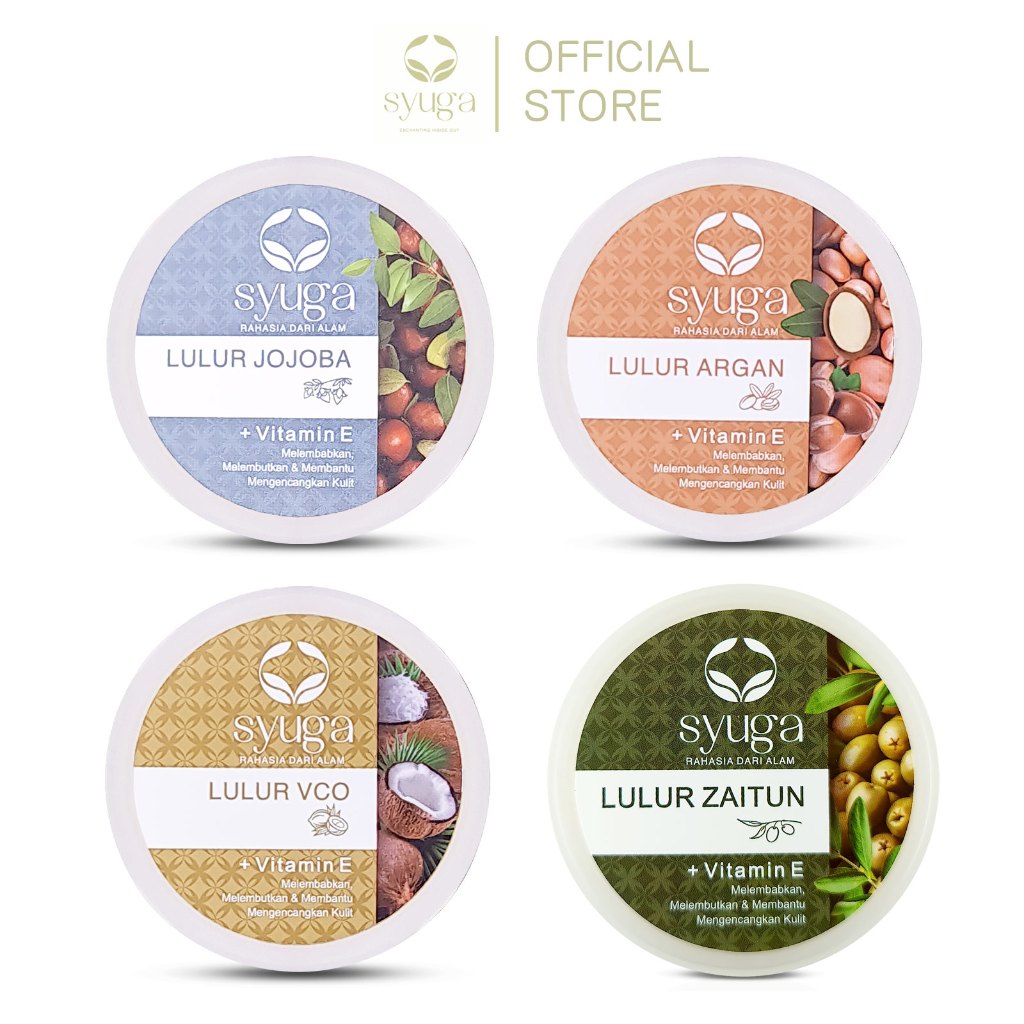 Jual Syuga Lulur zaitun | jojoba| Vco | Argan + Vit E 100g | Shopee ...