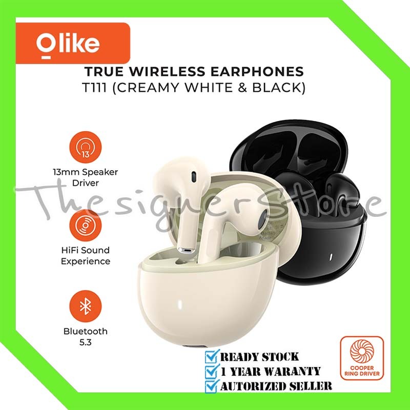 Jual Olike T111 TWS Bluetooth Earphone Headset Bluetooth 5.3 Long Standby Time - Garansi Resmi 1 ...